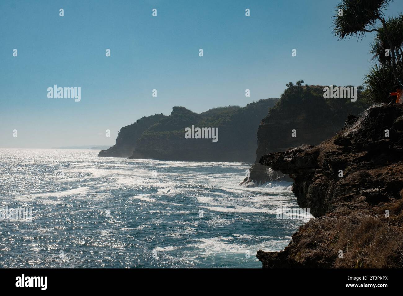 Witness the awe-inspiring majesty of nature as cliffs stand tall ...