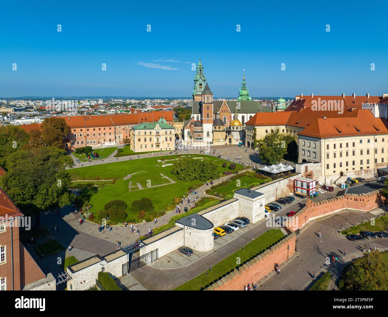 Royal Wawel Gothic Cathedral in Krakow, Poland, with Renaissance ...