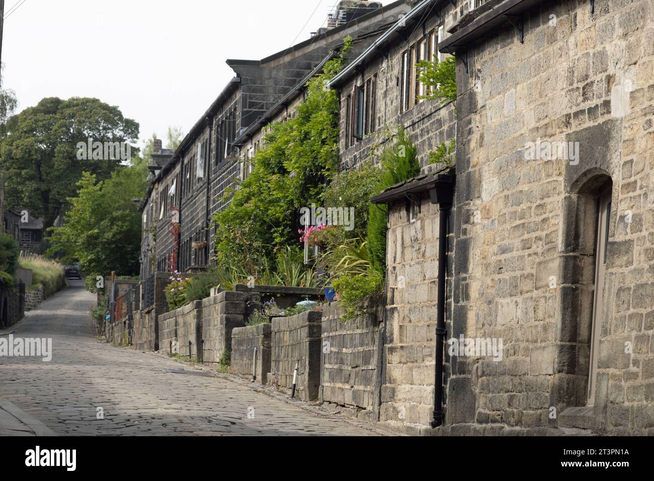Smithwell Lane Heptonstall West Yorkshire England Stock Photo - Alamy
