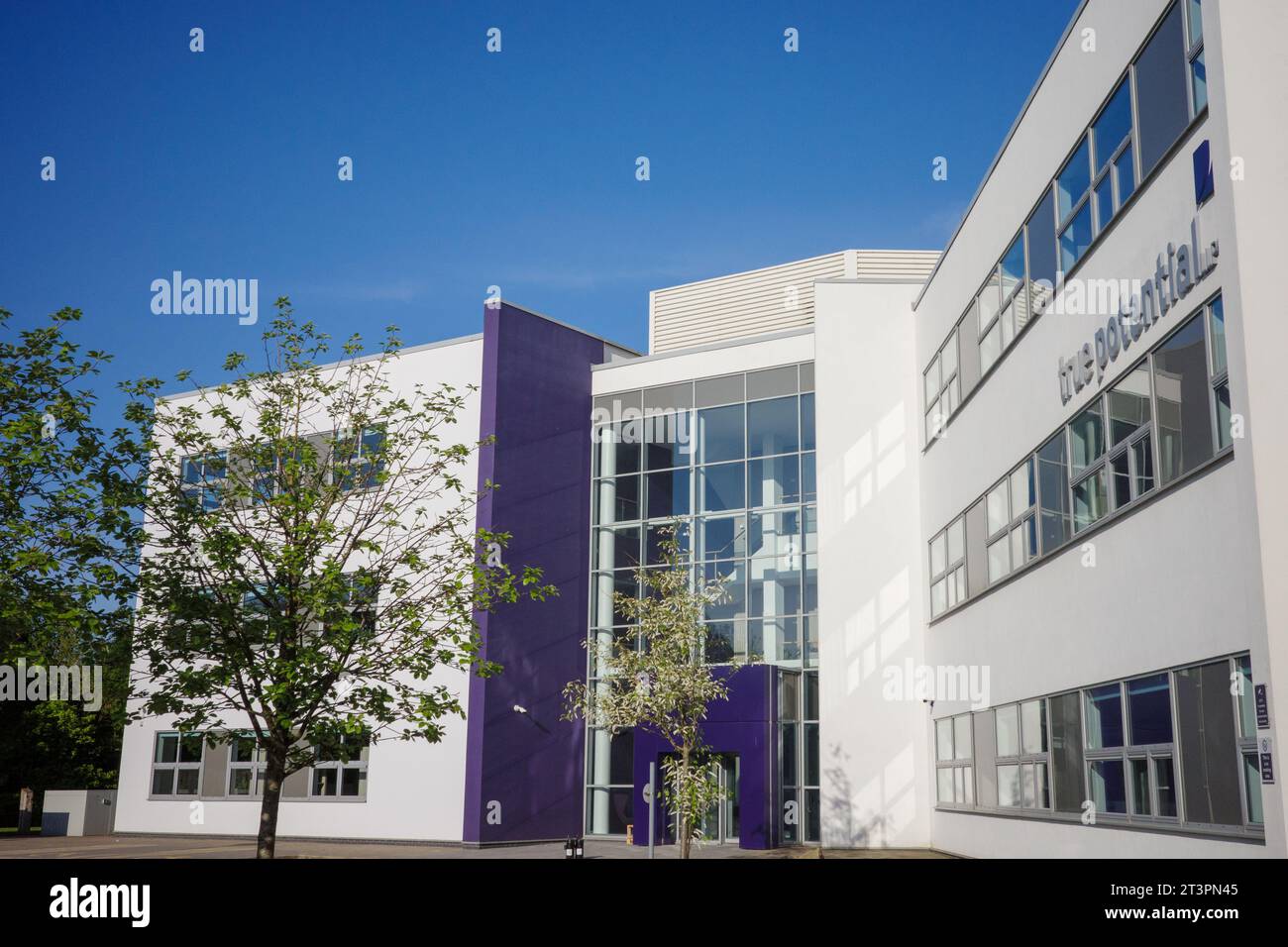 True Potential office exterior on sunny day, no people Stock Photo - Alamy
