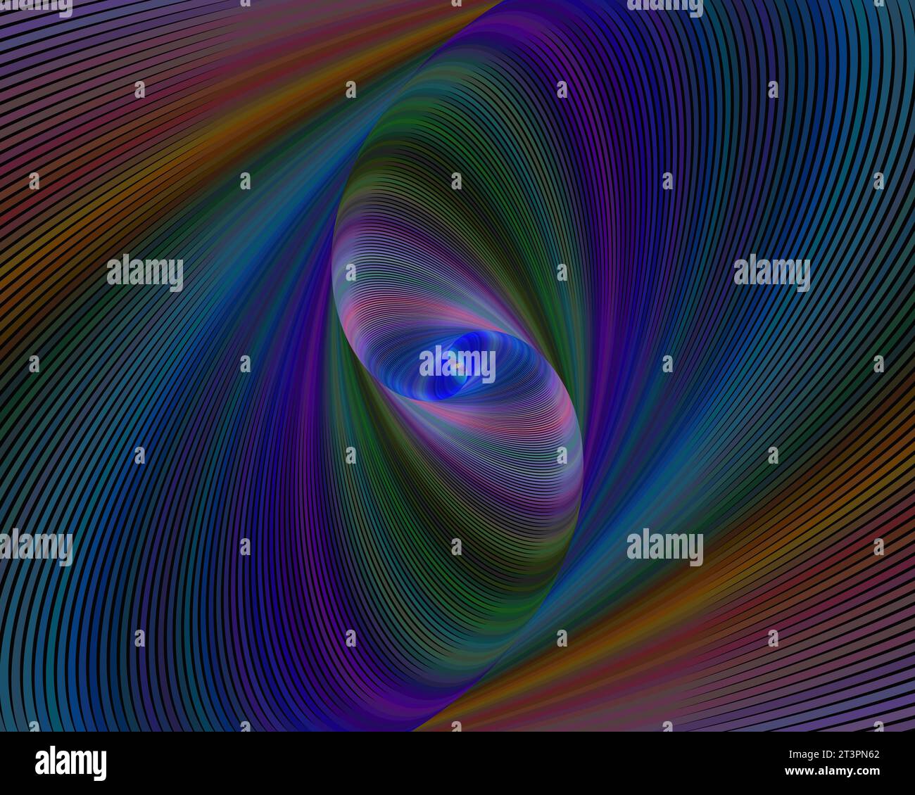 Colorful elliptical fractal background Royalty Free Vector Stock Vector ...