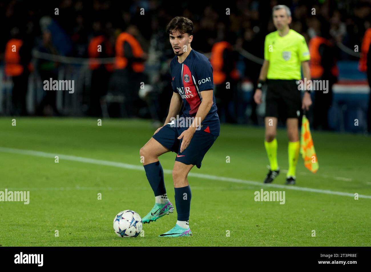 Paris, France. 25th Oct, 2023. Vitinha of PSG during the UEFA Champions ...