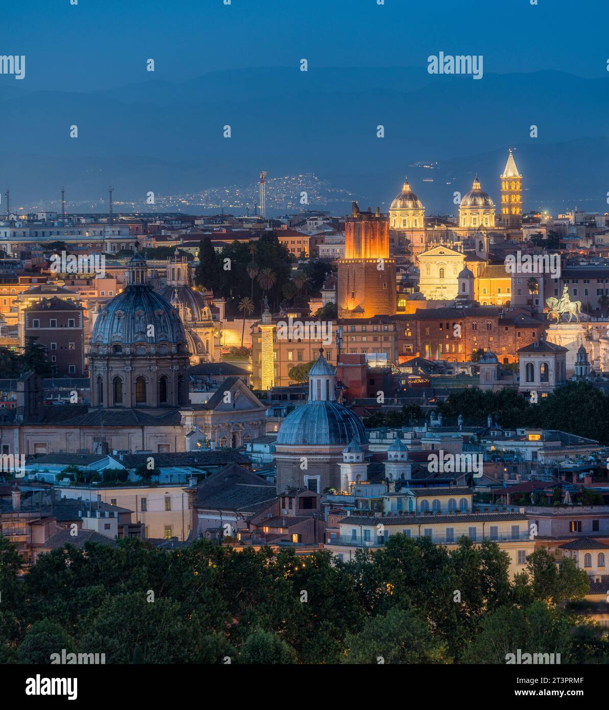Panorama view from top of vittoriano hi-res stock photography and ...