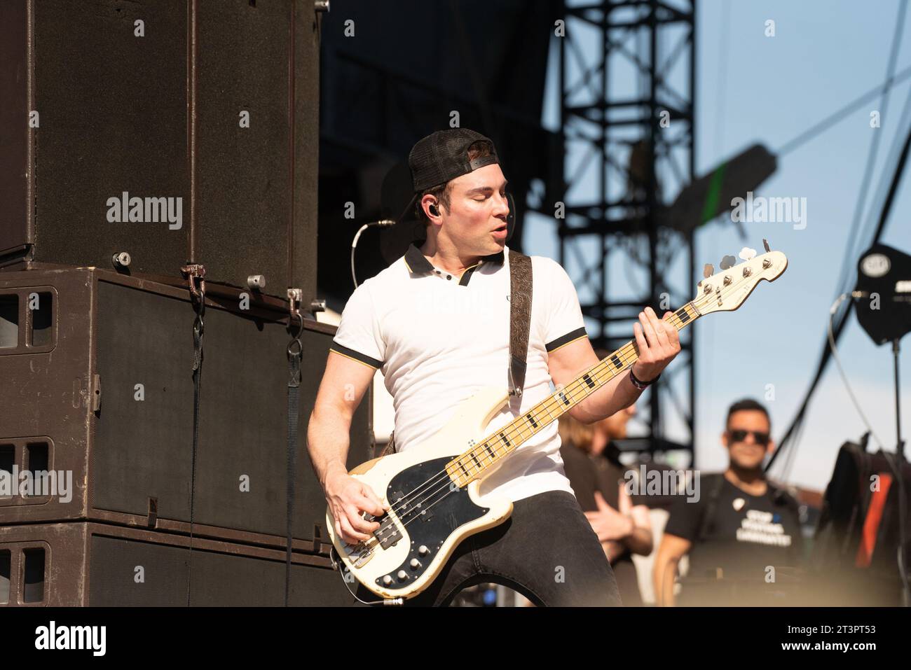 Las Vegas, USA. 21st Oct, 2023. Jaime Preciado of Pierce The Veil ...