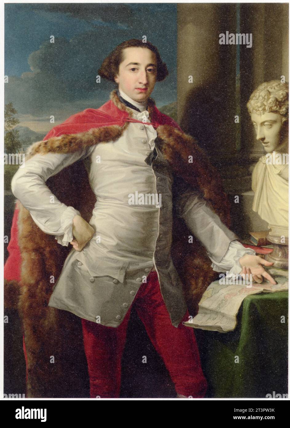 POMPEO BATONI. Richard Milles of Nackington.1760 Stock Photo - Alamy