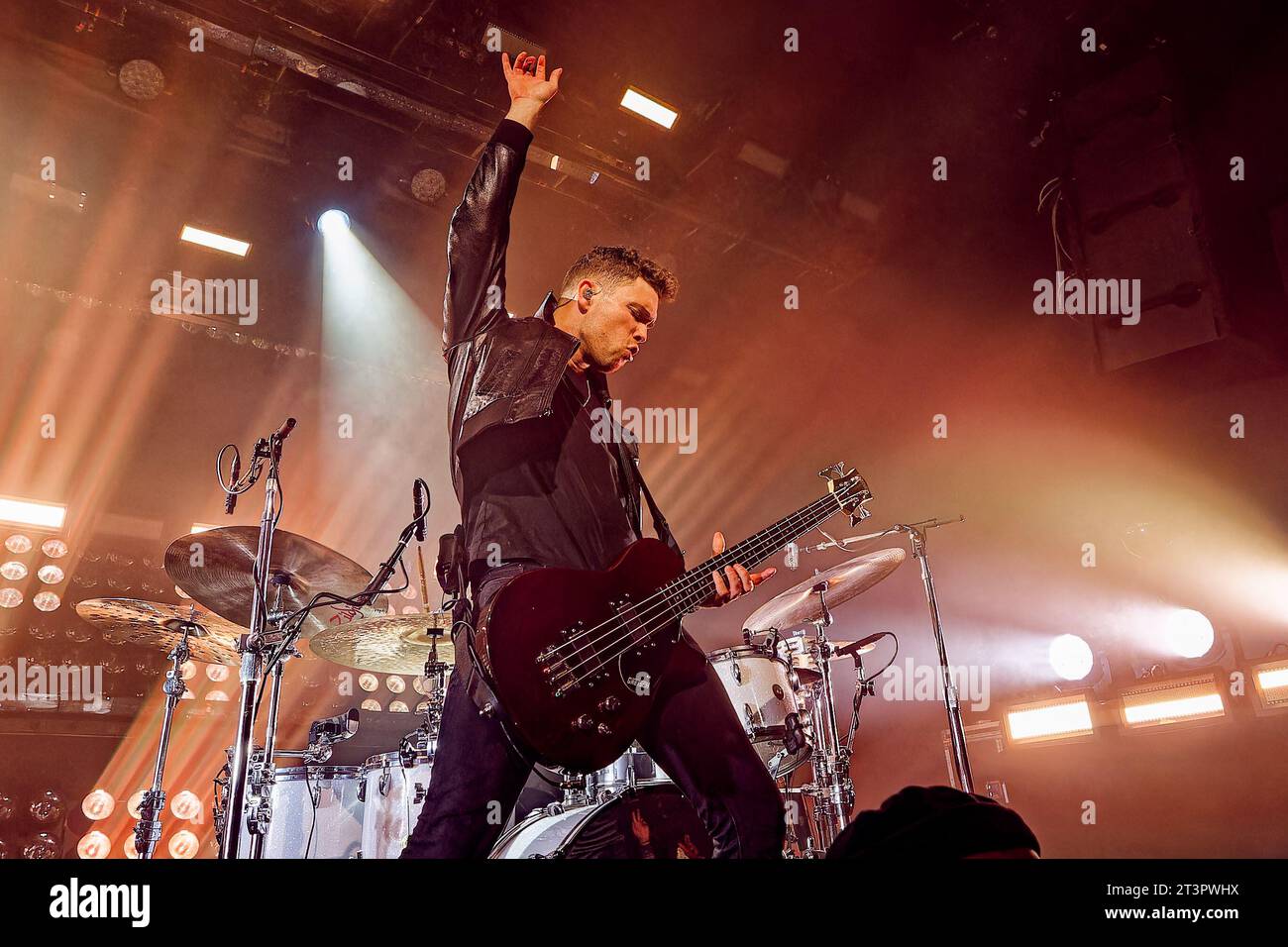 October 25, 2023, Liverpool, United kingdom: Lead singer MICK KERR of ...