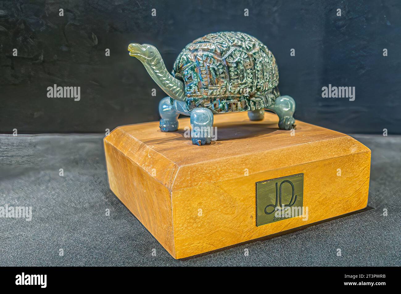 Guatemala, La Antigua - July 20, 2023: Jade Maya Museum. Large jade ...