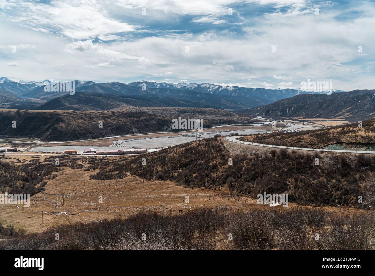 Autumn Scenery of the Western Plateau in Sichuan Province, China Stock ...