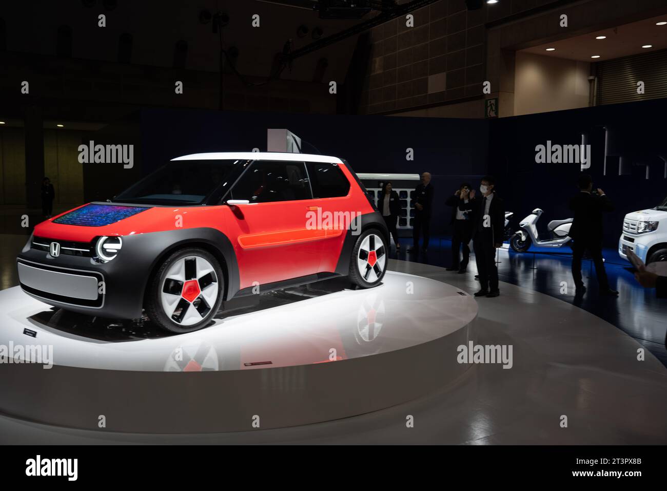 Tokyo, Japan. 26th Oct, 2023. The Honda exhibit showcasing concept ...