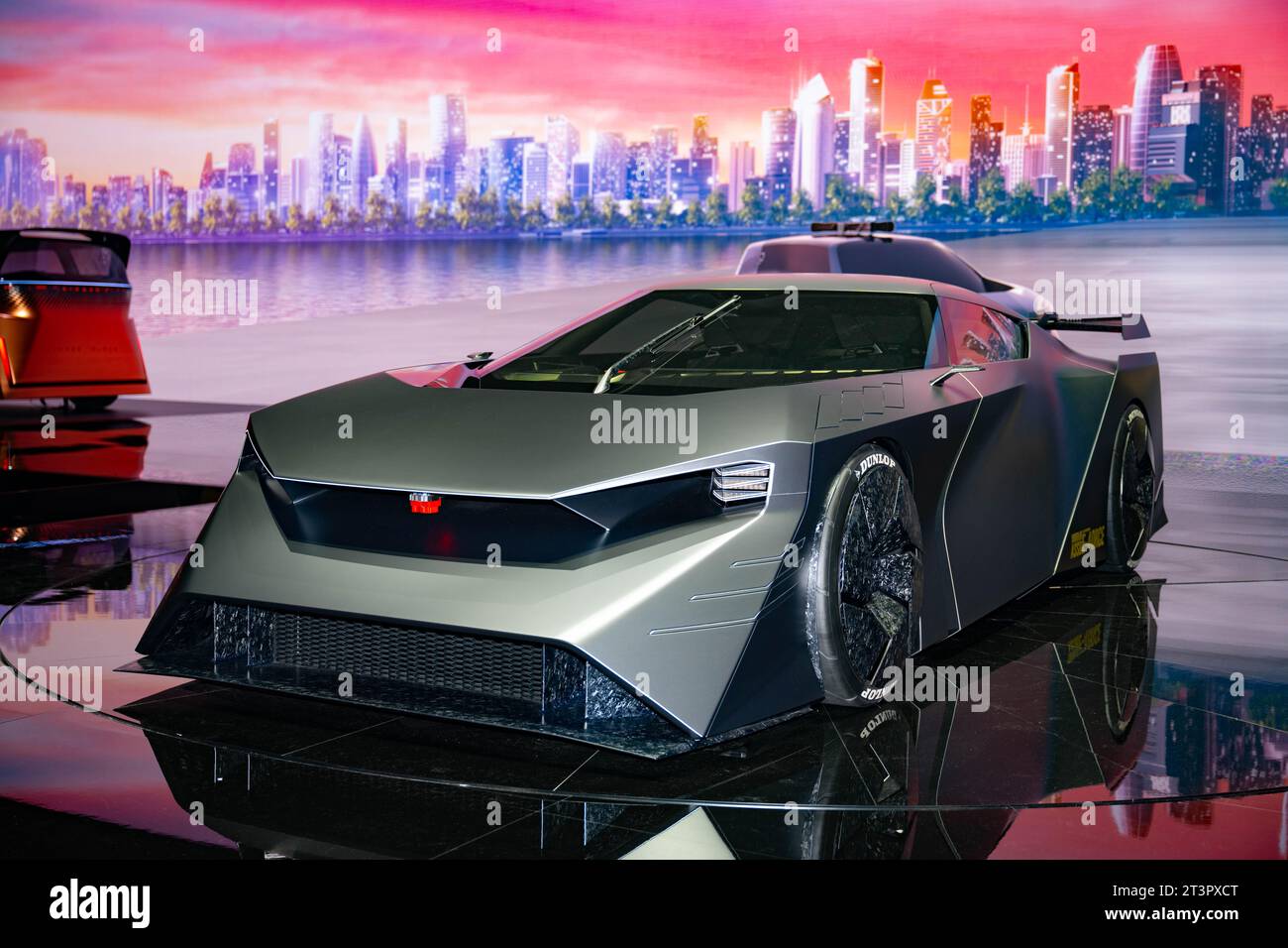 Tokyo, Japan. 26th Oct, 2023. The Nissan Motors exhibit showing ...