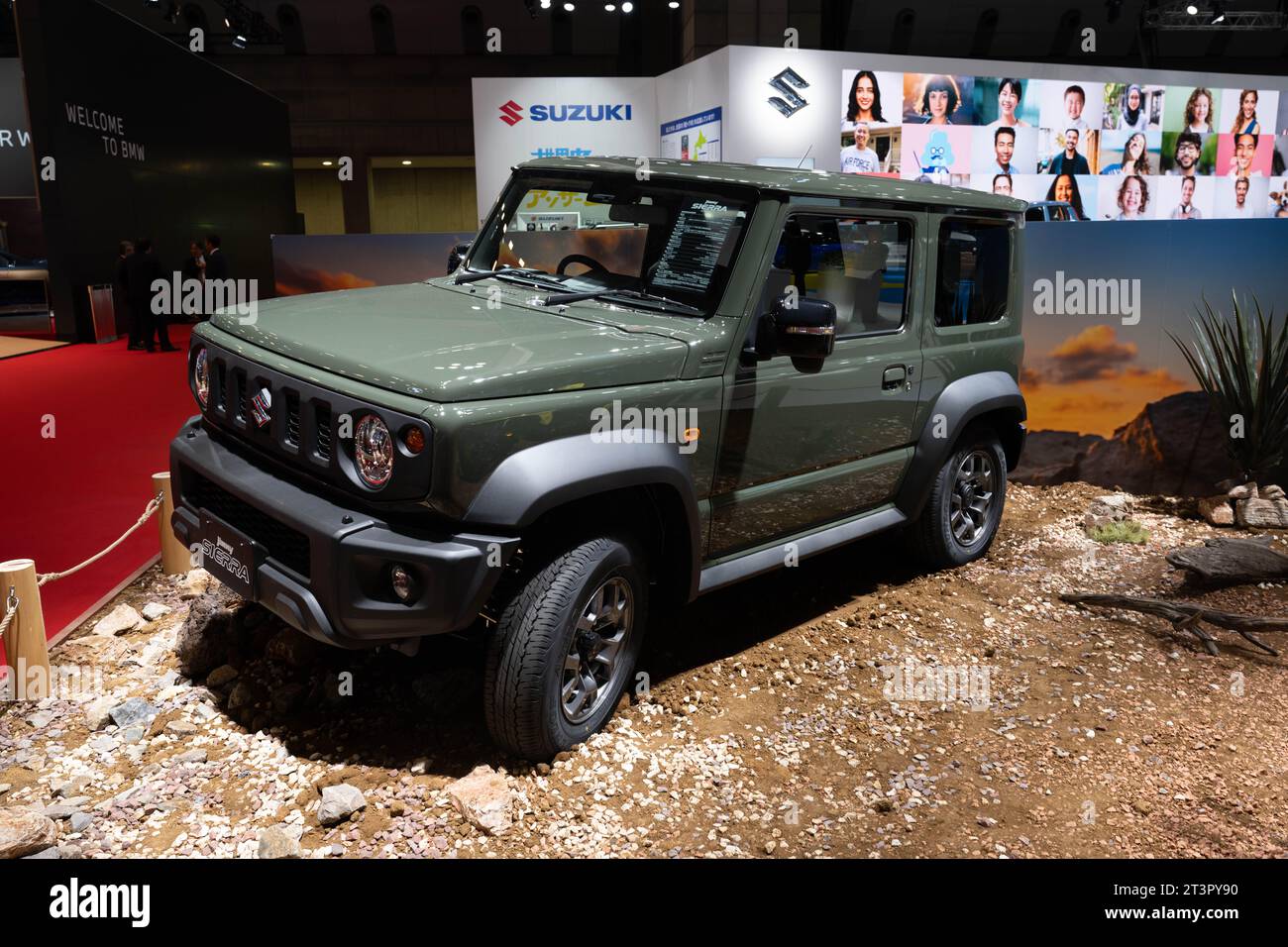 Tokyo, Japan. 26th Oct, 2023. The Suzuki Motors exhibit showcasing a ...