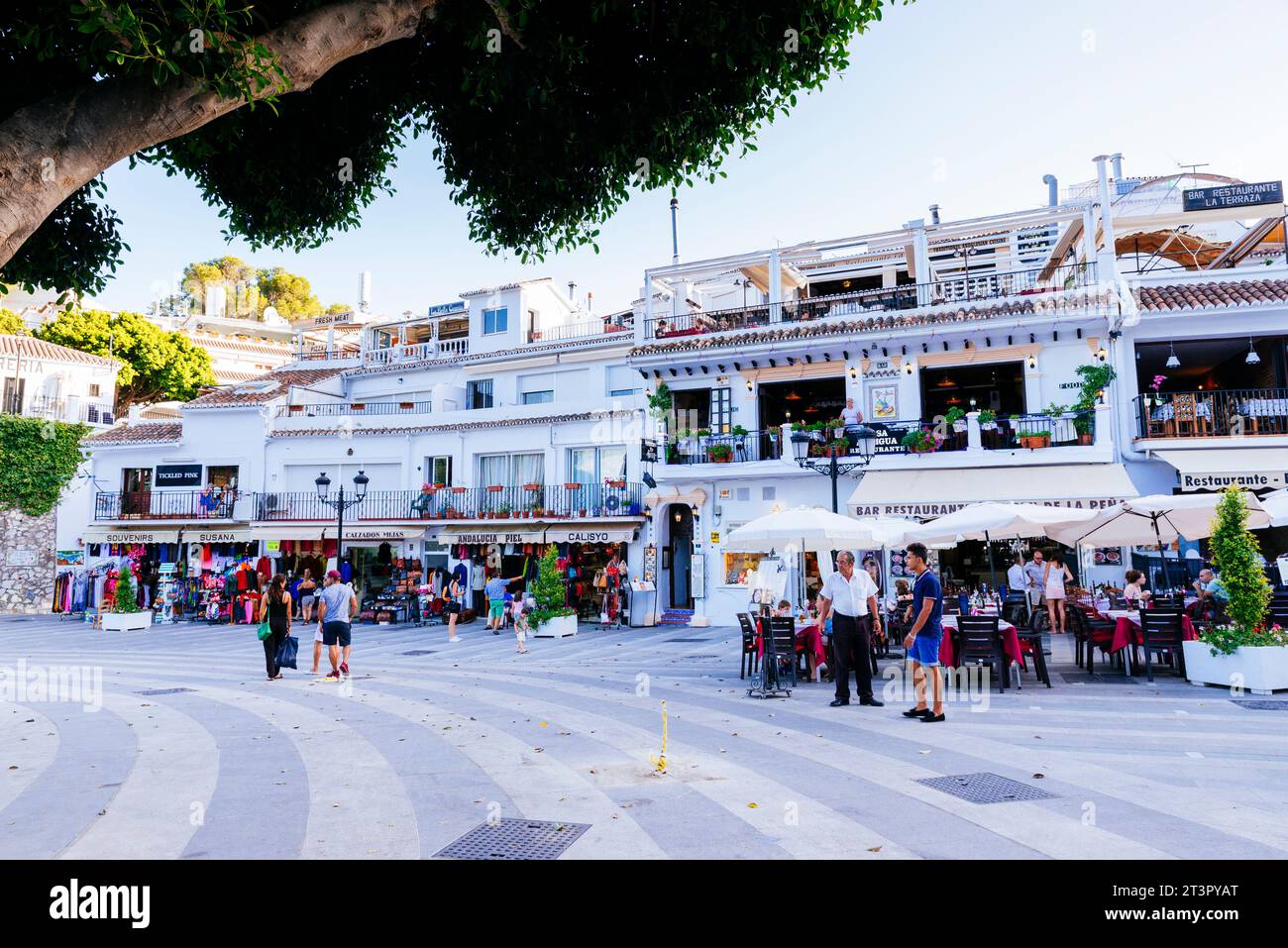 Plaza Virgen de la Peña - Virgen de la Peña square. Mijas Pueblo. Mijas ...
