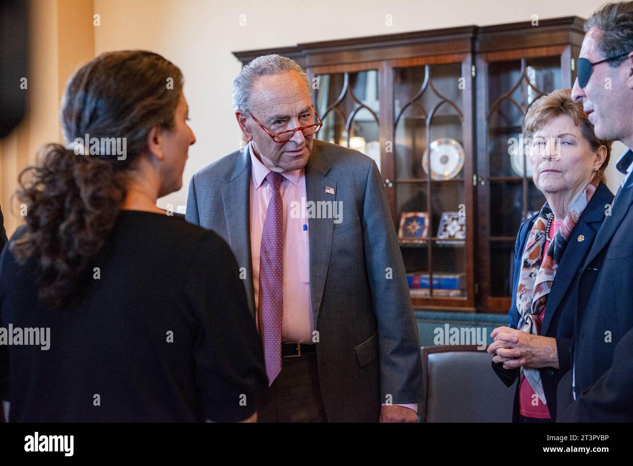 United States Senate Majority Leader Chuck Schumer (Democrat of New ...