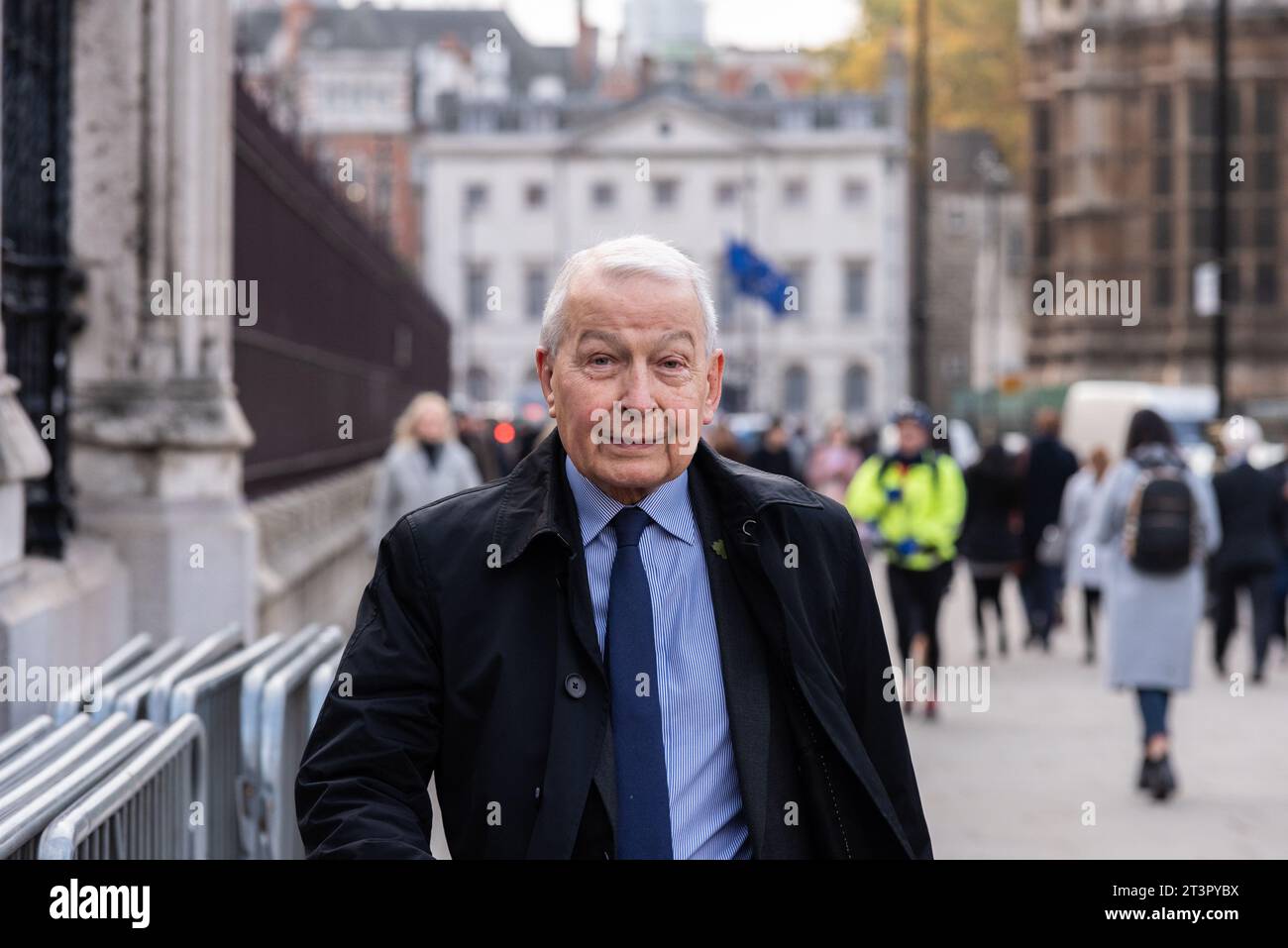 Frank Field MP, arriving at the House of Commons for their last day of ...