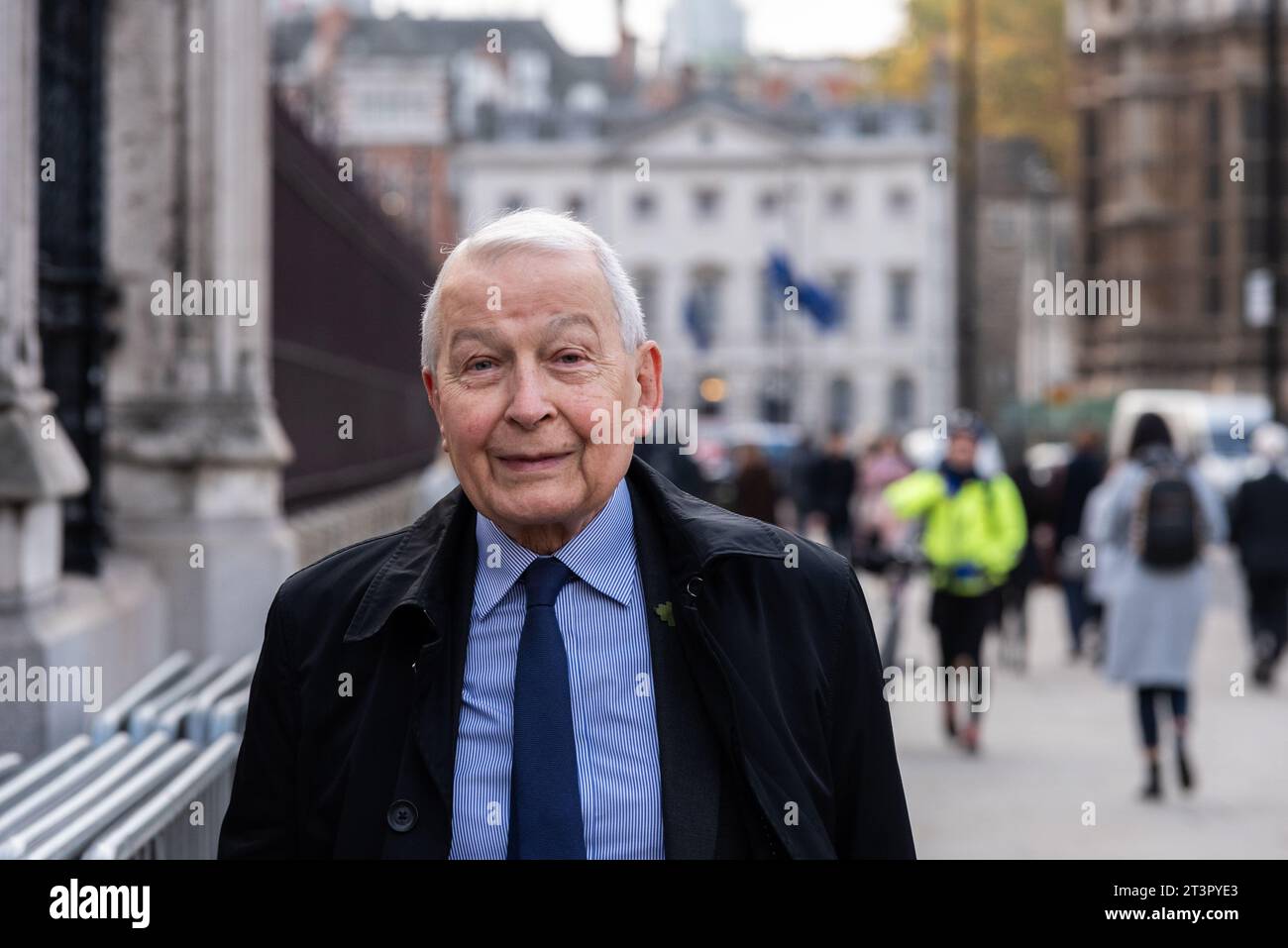 Frank Field MP, arriving at the House of Commons for their last day of ...