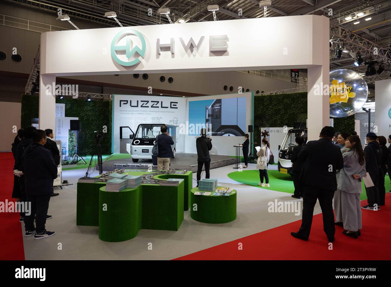 Tokyo, Japan. 26th Oct, 2023. The HWE chinese EV auto manufacturer ...