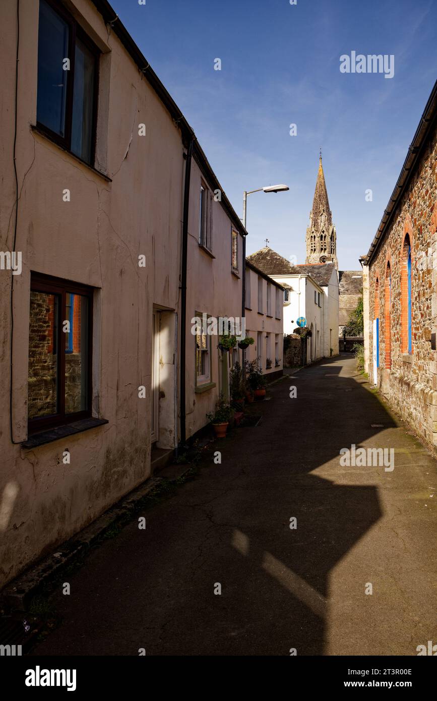 Church Lane, Lostwithiel Stock Photo - Alamy