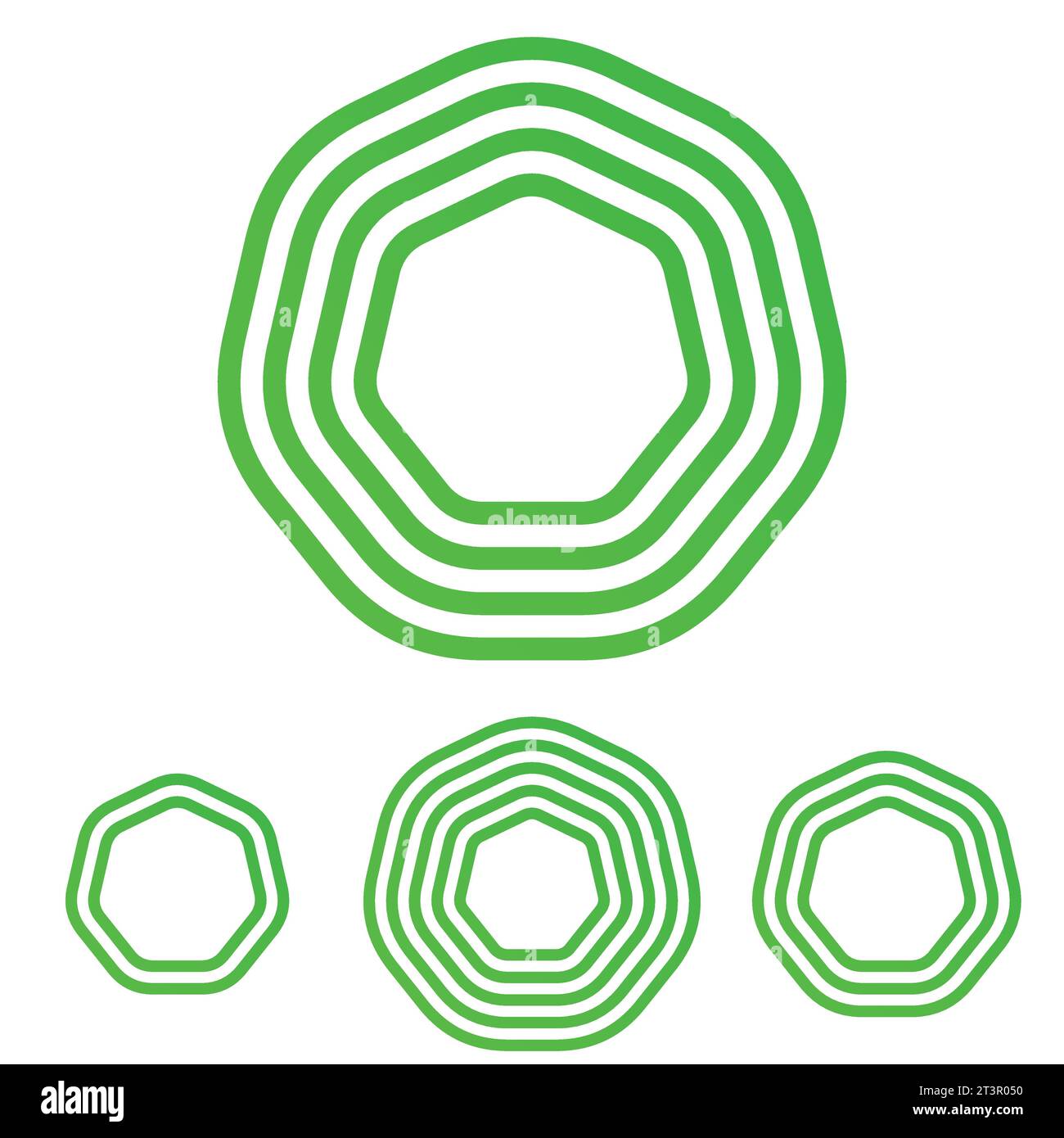 Heptagon design hi-res stock photography and images - Alamy