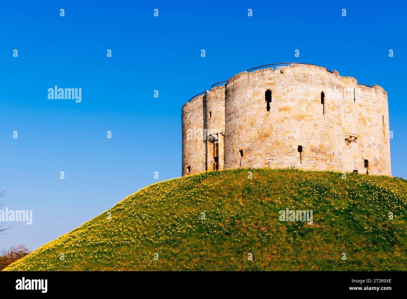 The now-ruined keep of the medieval Norman castle is commonly referred ...