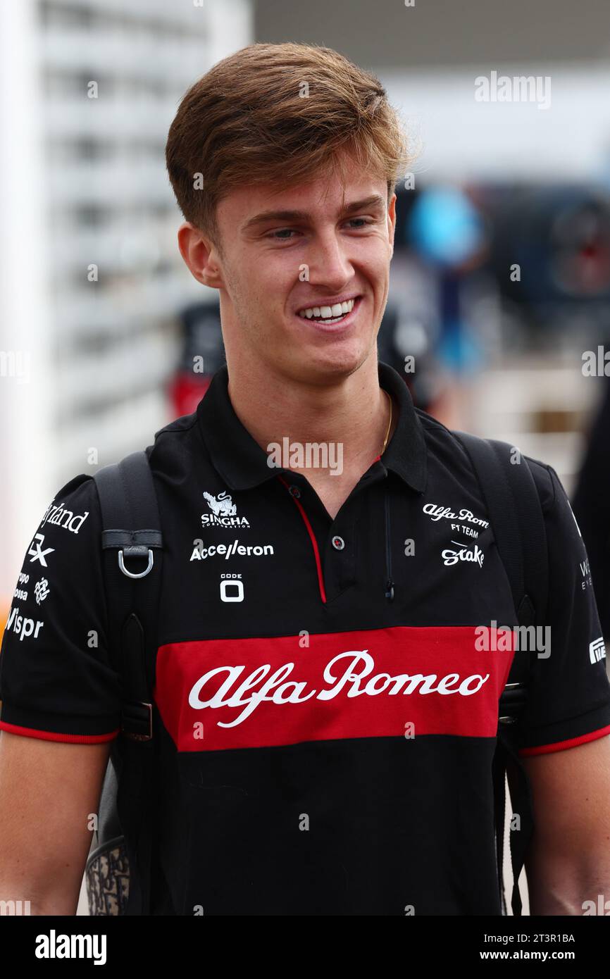Mexico City, Mexico. 26th Oct, 2023. Theo Pourchaire (FRA) Alfa Romeo ...