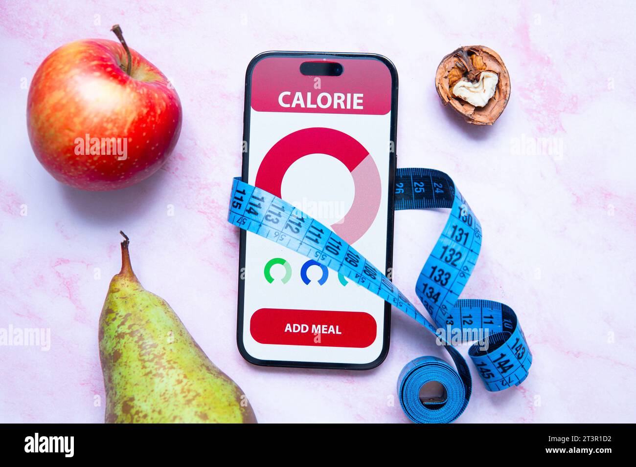 Calorie counting counter application hi-res stock photography and ...