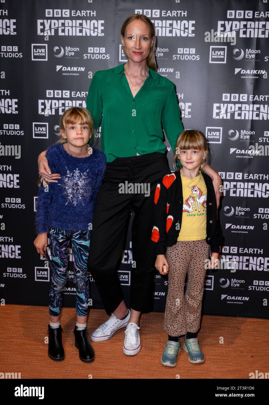 EDITORIAL USE ONLY Jade Parfitt with her children Tabby (left) and ...