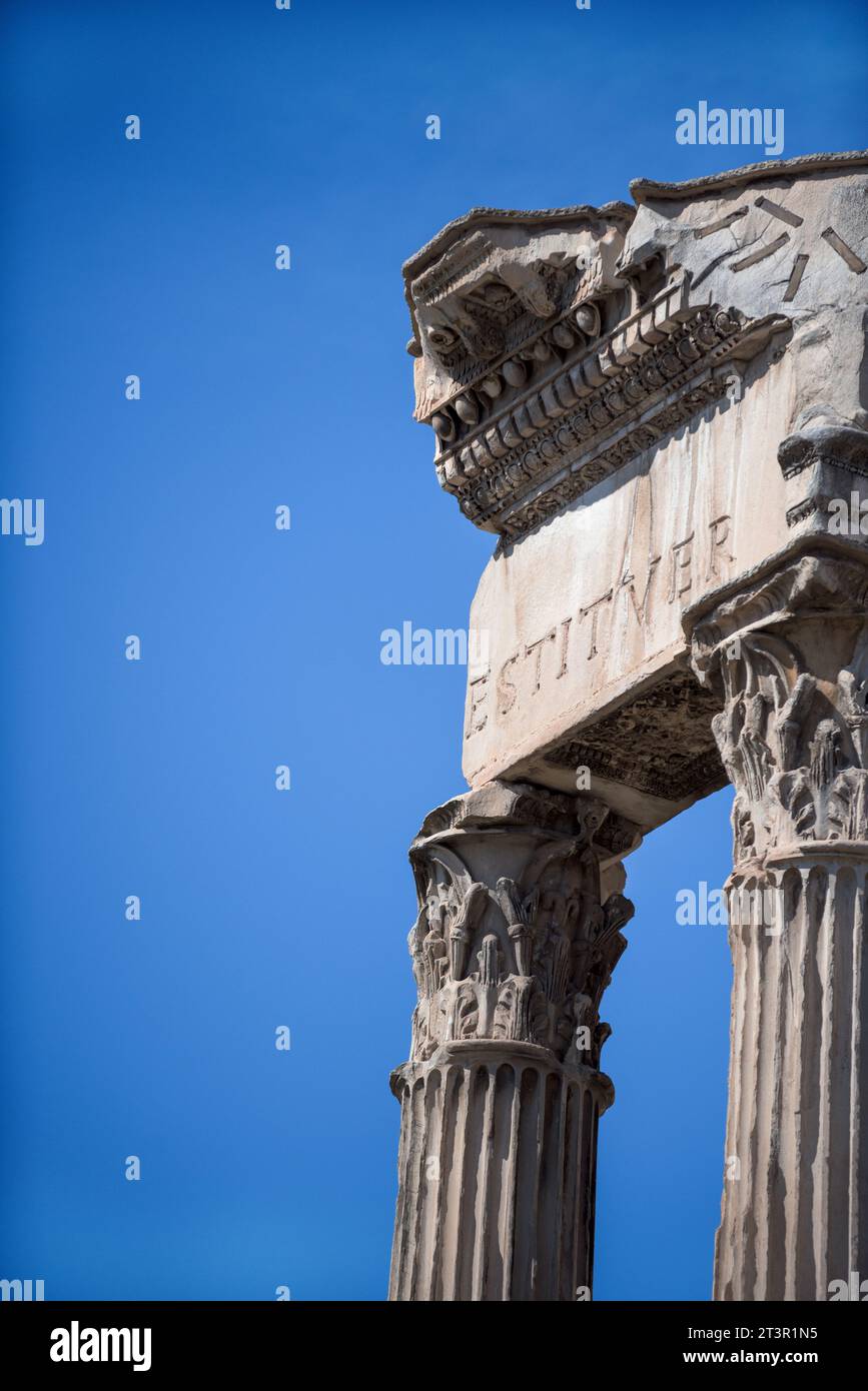 Ruins of Roman Forum in Italy, Europe, travel, antiquity, classical ...