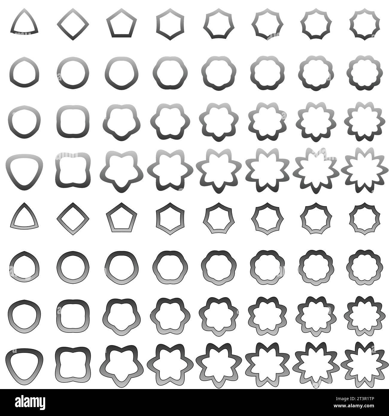 Curved triangle Black and White Stock Photos & Images - Alamy