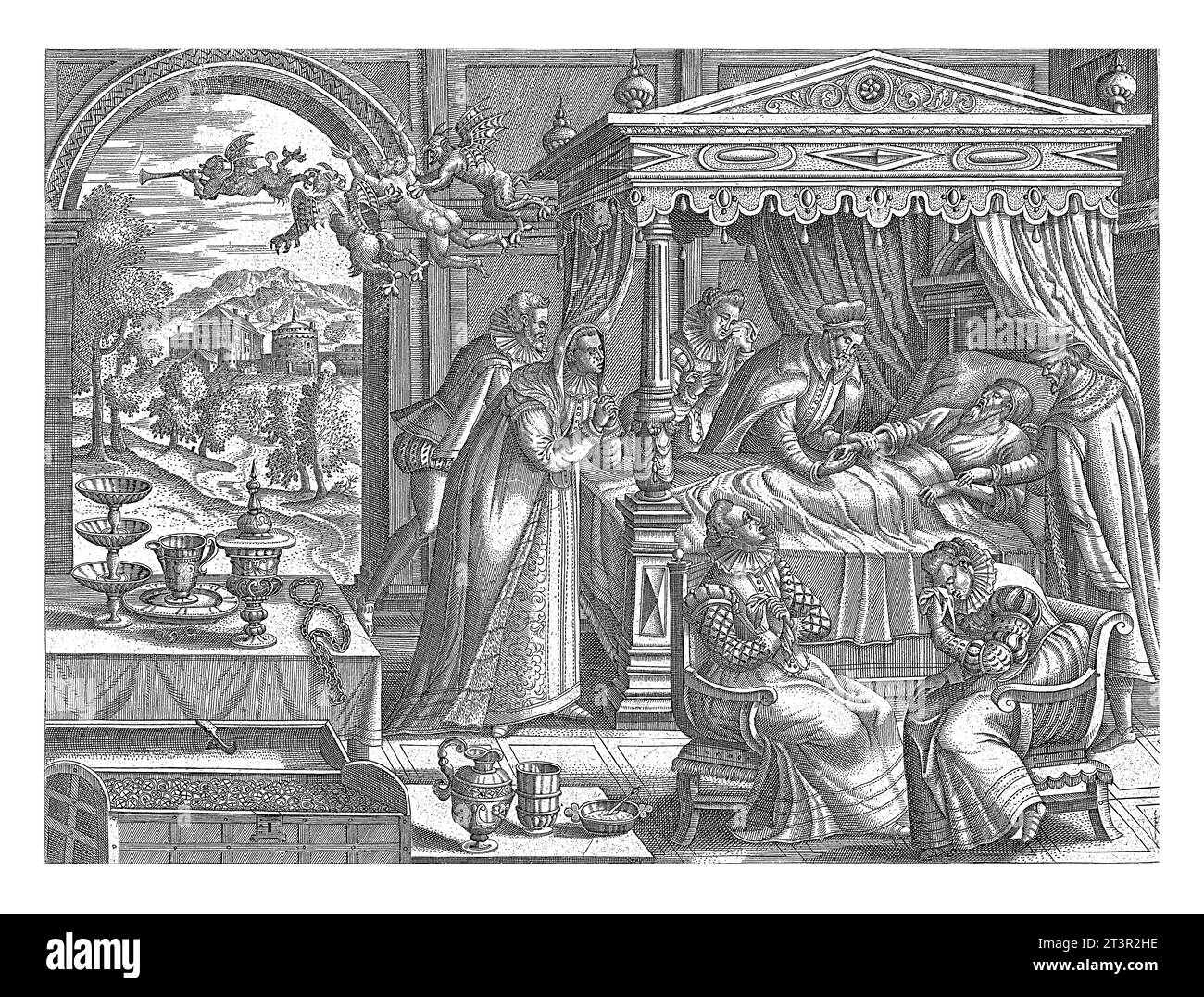 Deathbed of the rich man hi-res stock photography and images - Alamy