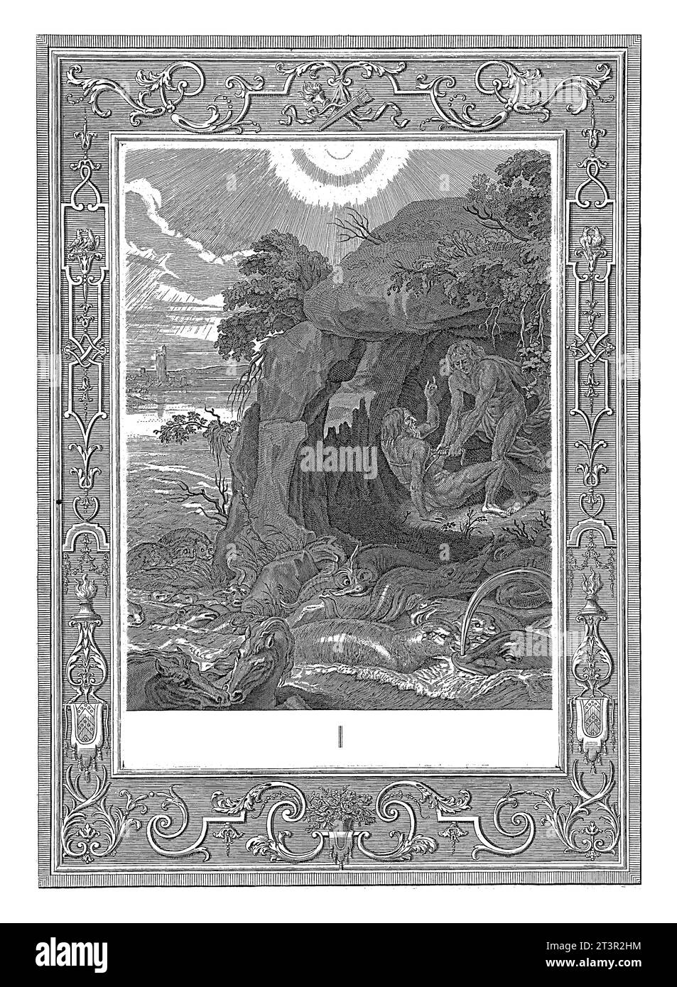 Aristaeus captures Proteus, Bernard Picart (workshop of), 1733 The ...