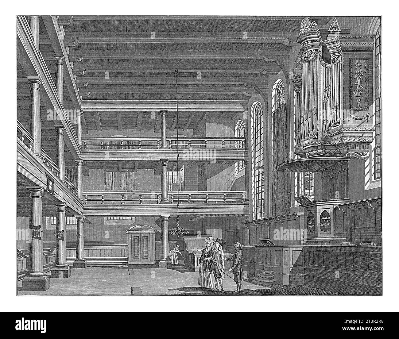 Interior of mennonite Black and White Stock Photos & Images - Alamy