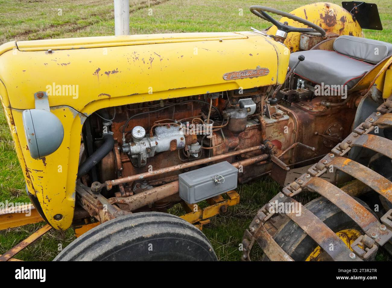 Diesel engine of a Ferguson 35 tractor, register number 707 XVT, fitted ...
