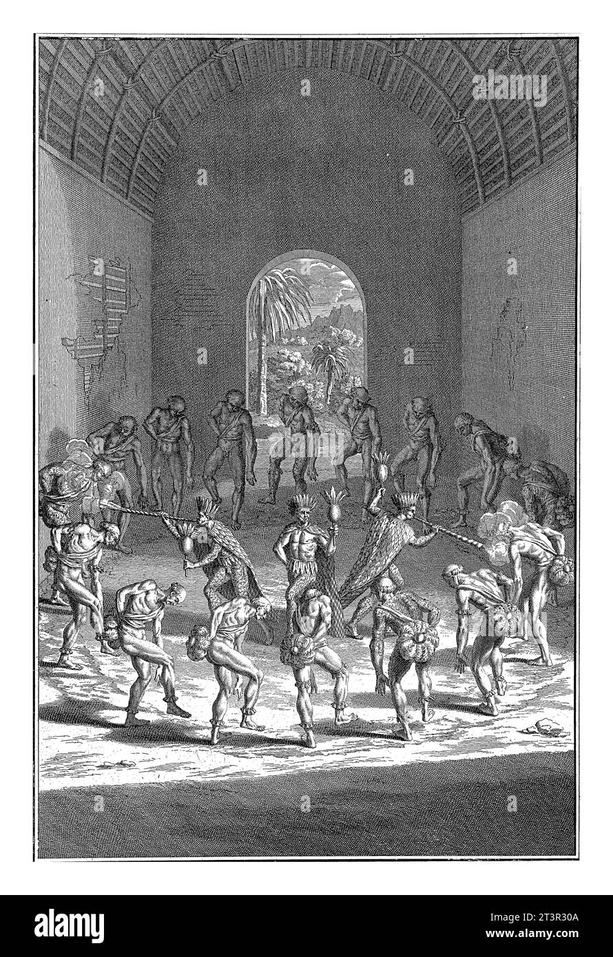 Depiction of a Ritual Ceremony of Indians from Caribana, Bernard Picart ...