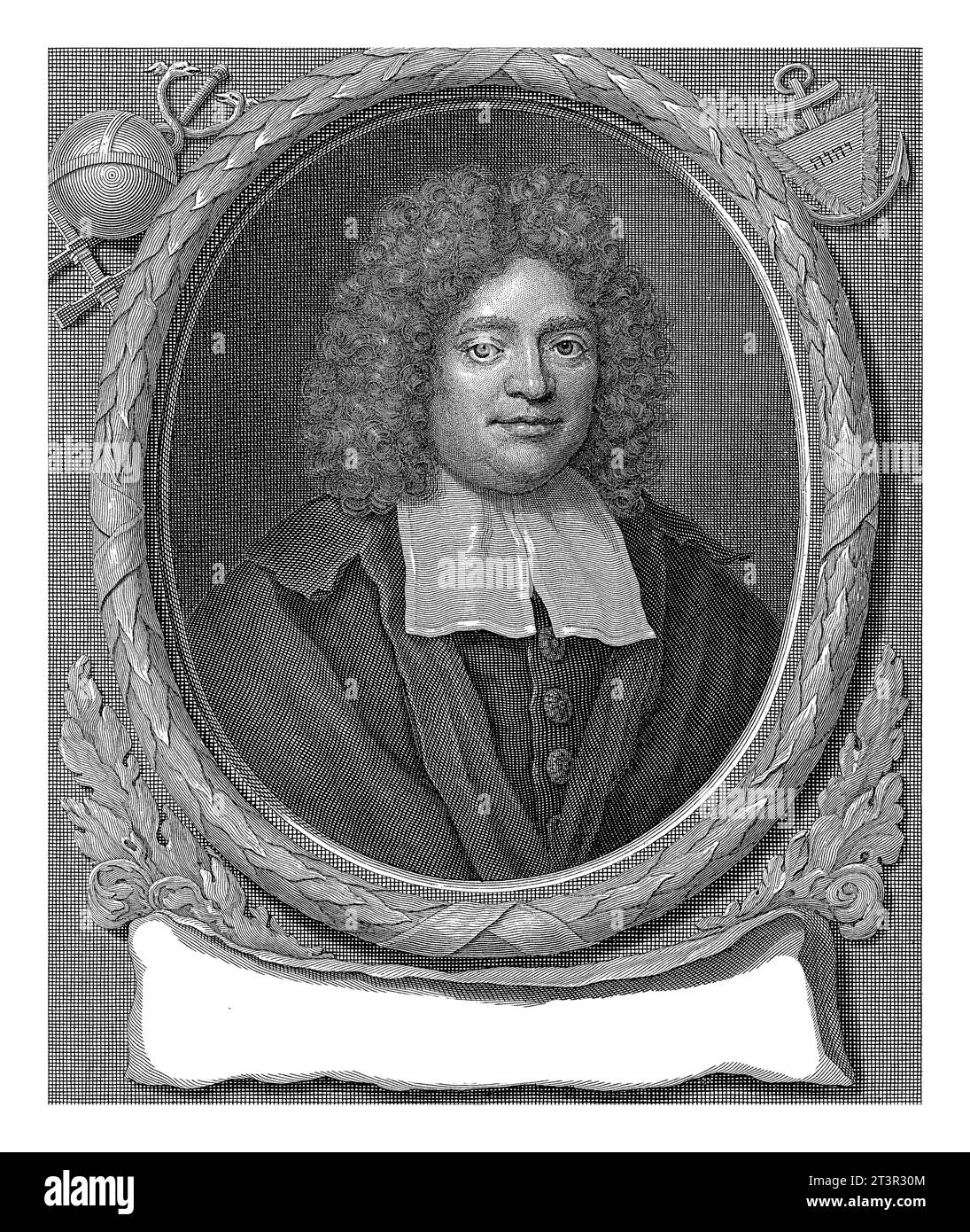 Portrait of Frederik van Leenhof, Pieter van Gunst, after Roelof Koets ...
