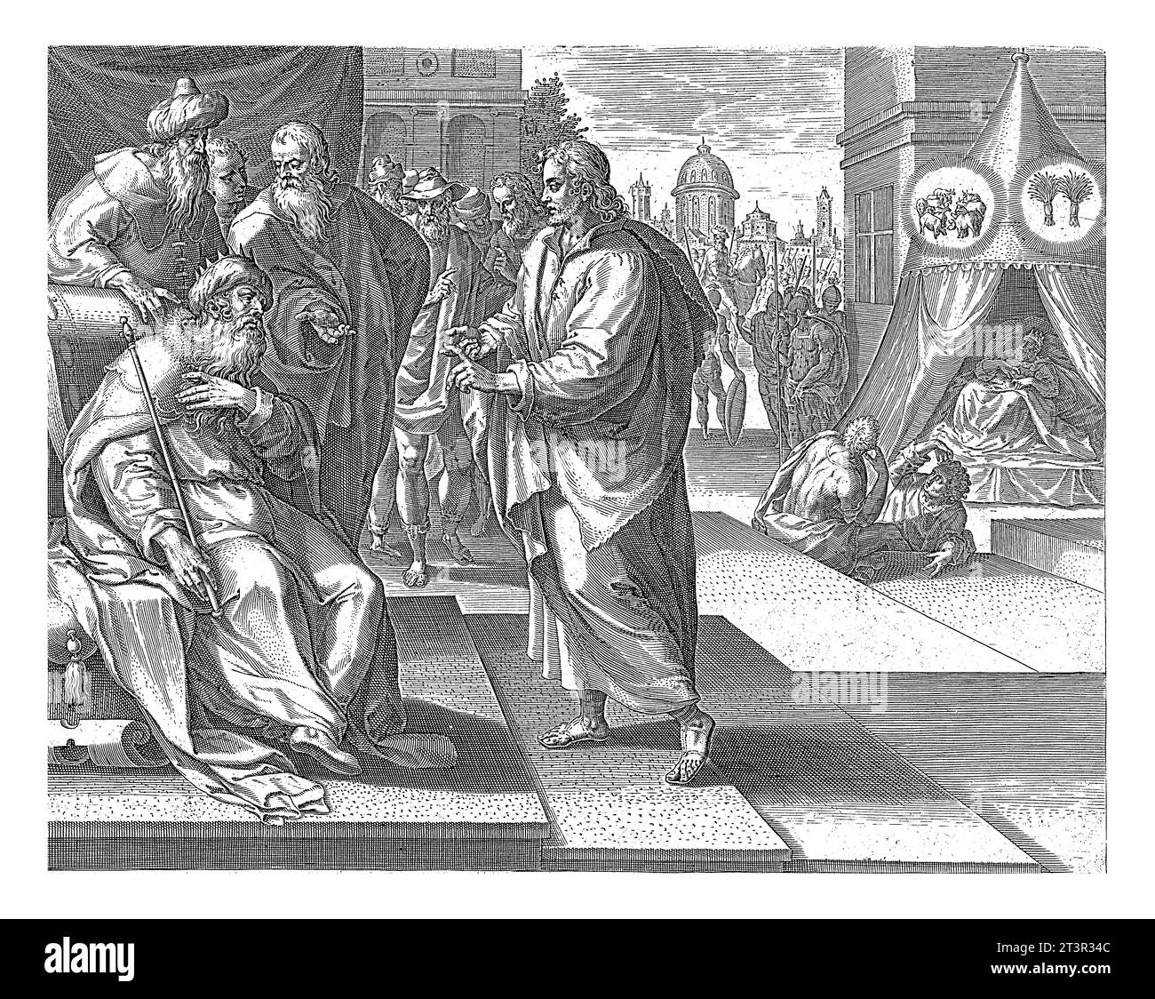 Joseph interprets dreams Black and White Stock Photos & Images - Alamy