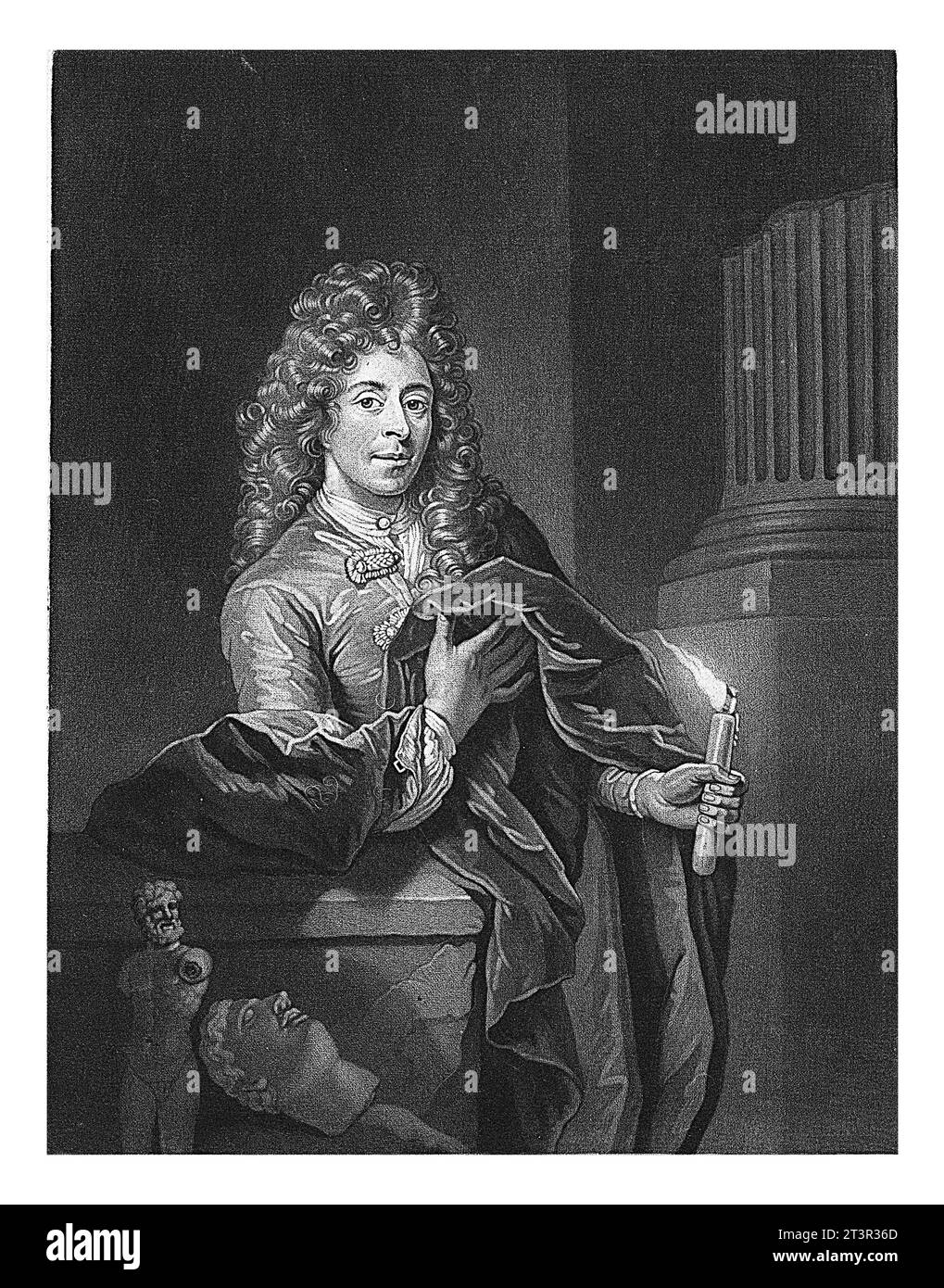 Portrait of Godfried Schalcken, Pieter Schenk (I), after Godfried ...