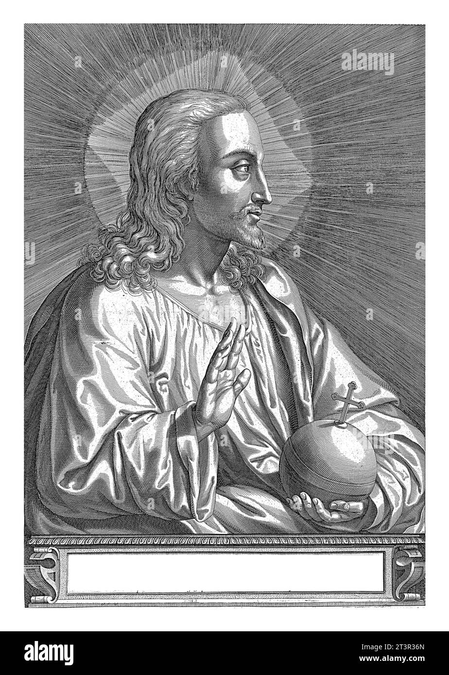 Christ with orb Black and White Stock Photos & Images - Alamy
