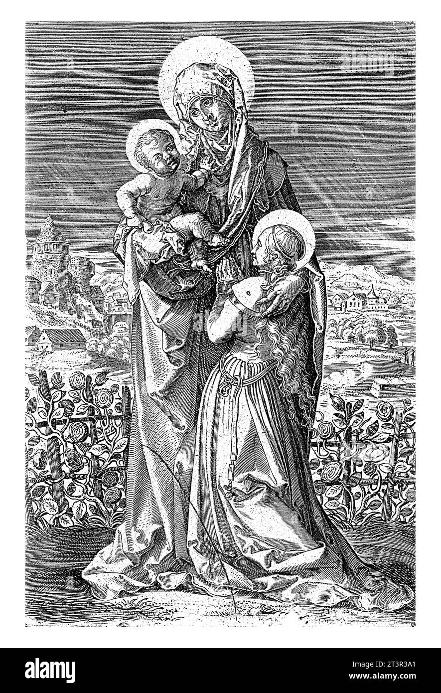 Child and st anna Black and White Stock Photos & Images - Alamy