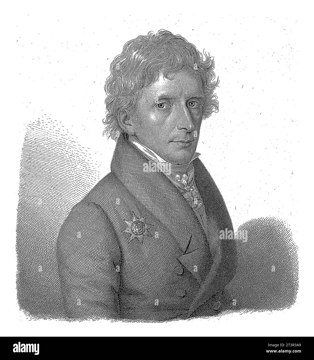 Portrait Carl Ferdinand Friedrich von Nagler, Ludwig Buchhorn, after ...