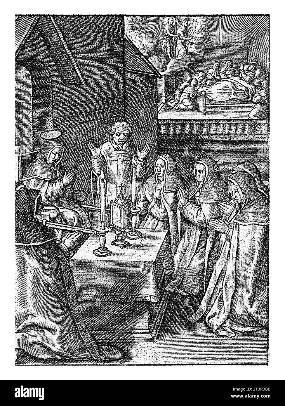 Saint Clare of Assisi, Hieronymus Wierix, 1563 - before 1619 Saint ...