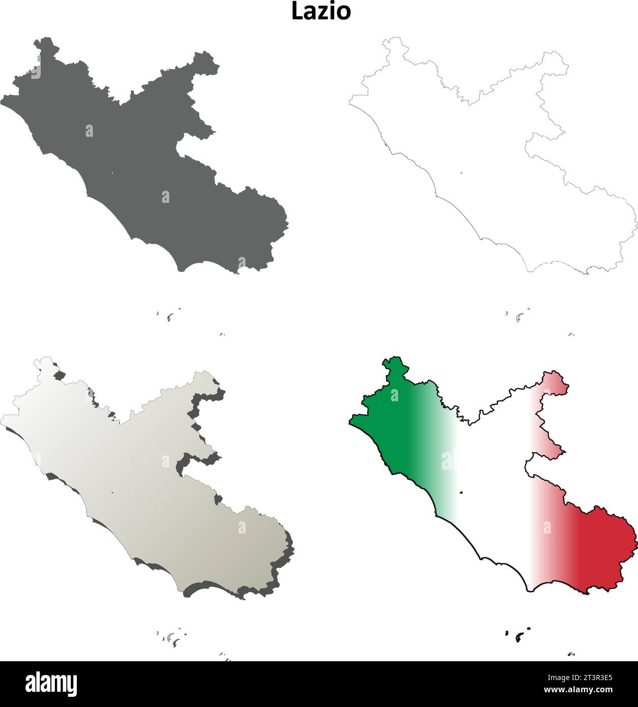 Lazio boundary hi-res stock photography and images - Alamy