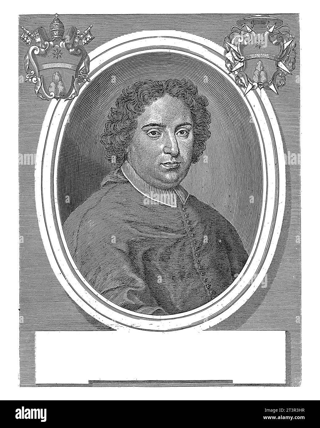 Portrait of Cardinal Annibale Albani, Girolamo Rossi (II), after Pietro ...