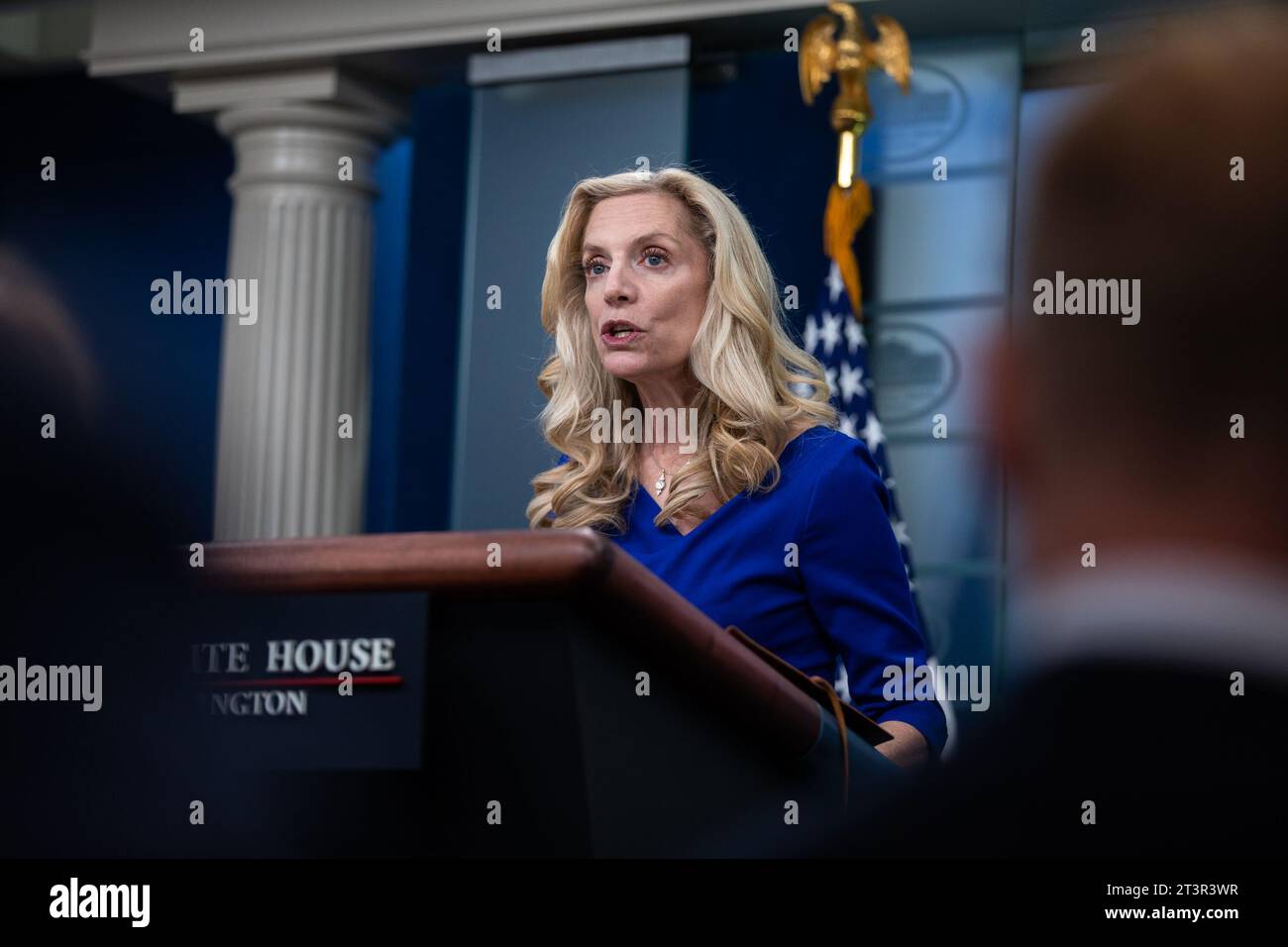 Washington, United States. 25th Oct, 2023. Lael Brainard, director of ...