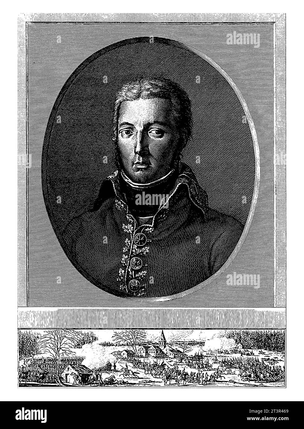 Portret van generaal Jean-Victor Moreau, Pierre Audouin, after Francois ...