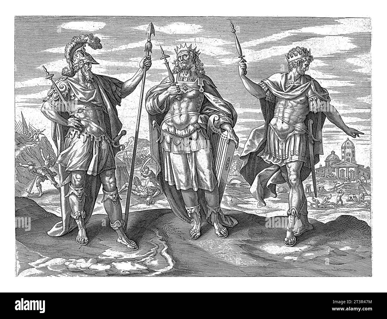 Saul, David and Solomon, Maerten de Vos, 1596 - 1643 The Kings Saul ...