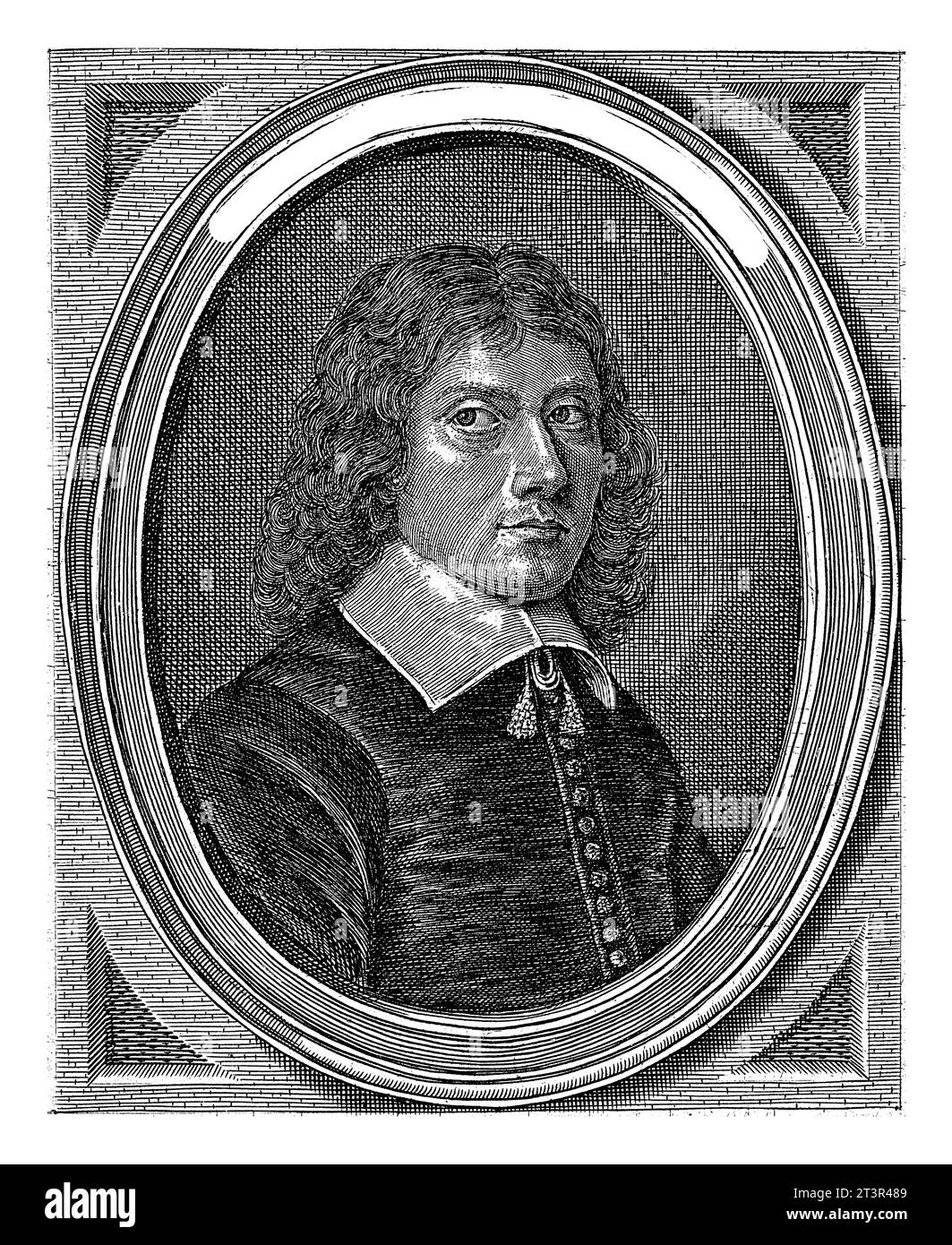 Portrait of Henricus Schotanus a Sterringa, Crispijn van de Passe (II ...