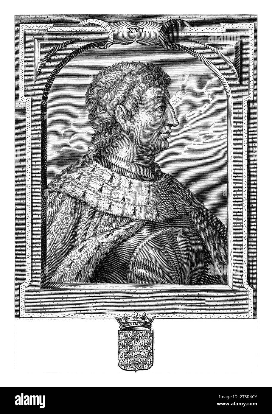 Portrait of Charles III of France, Petrus Clouwet, 1661 Portrait in ...