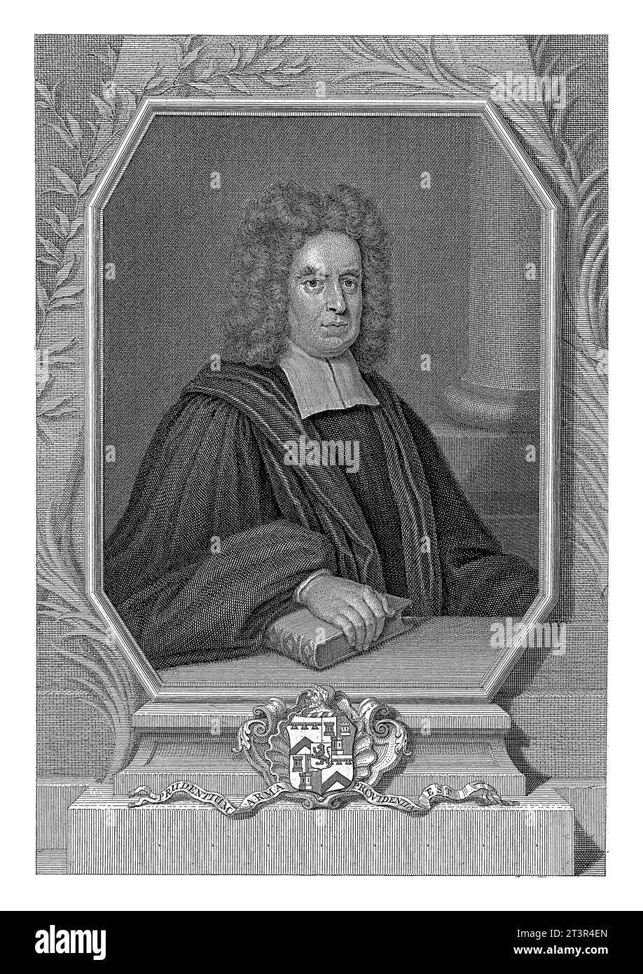 Portrait of Humphrey Prideaux, Jacob Folkema, after Enoch Seeman, 1702 ...