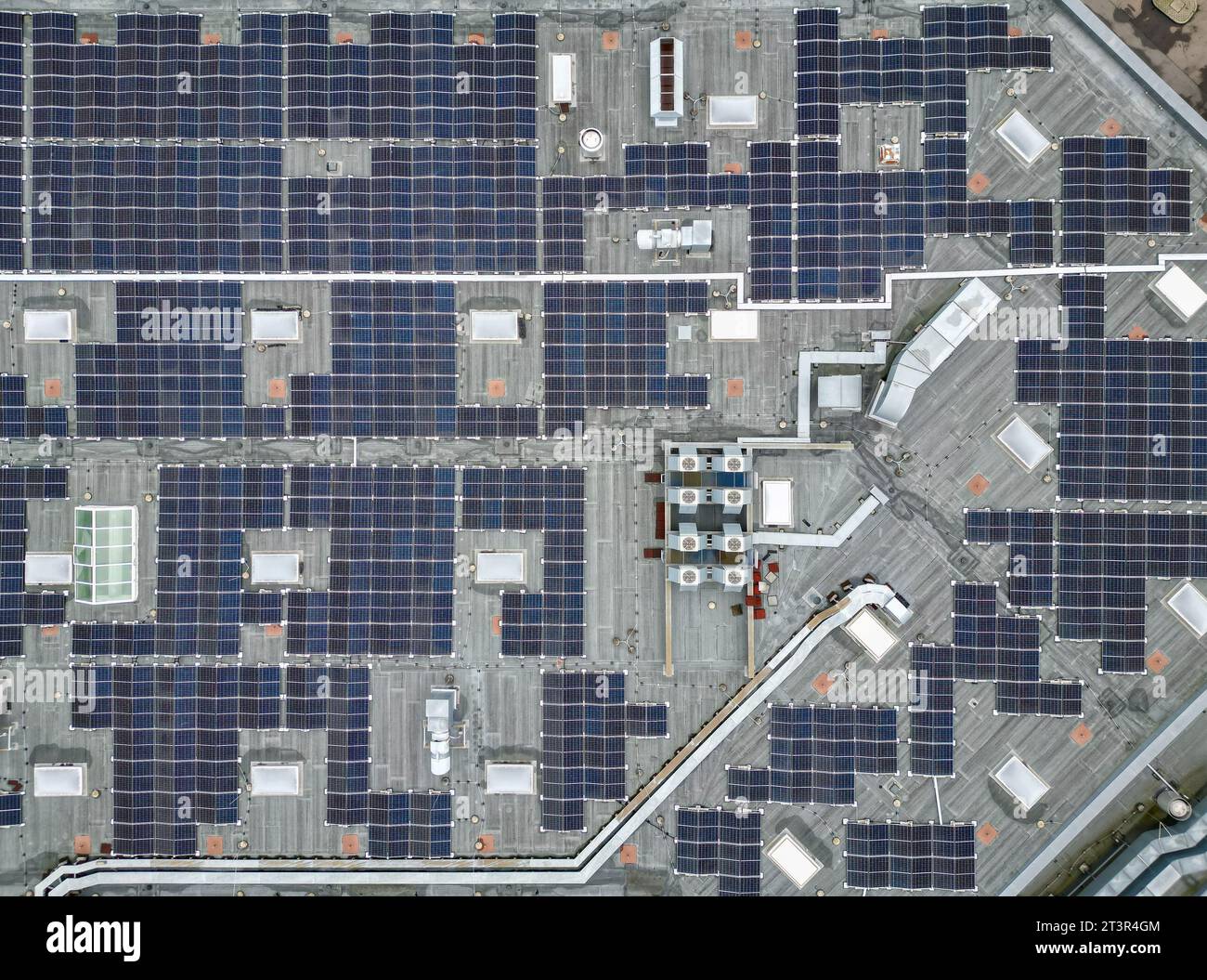 Leipzig, Germany. 26th Oct, 2023. Solar panels are on the roof of the ...