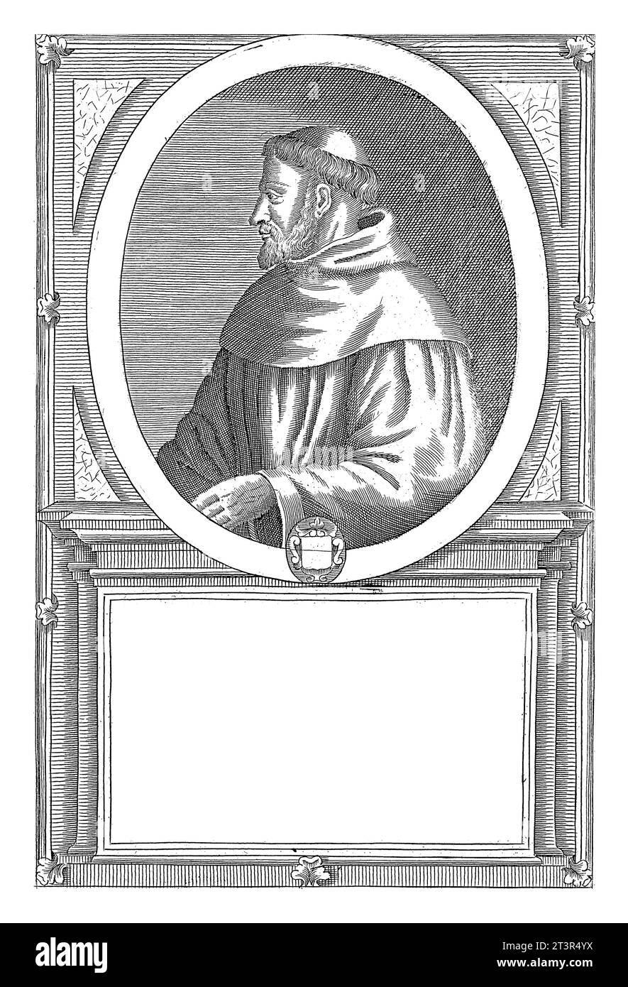 Portrait of Raimund Godefroy, 12th Minister General of the Franciscan ...